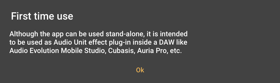 Vocal Tune Studio First Use Setup